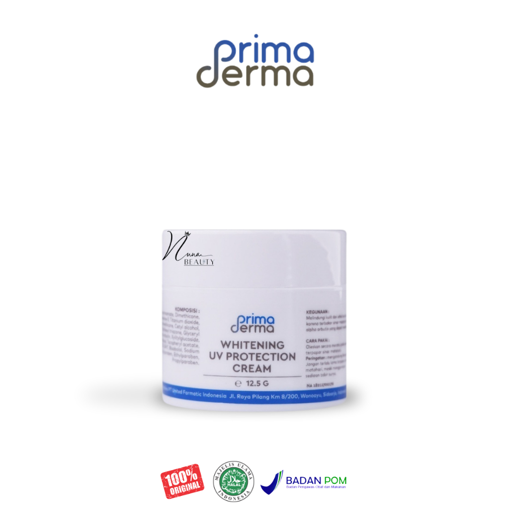 Jual PRIMADERMA WHITENING UV P. CREAM OF 30 (Warna Putih) | Shopee ...