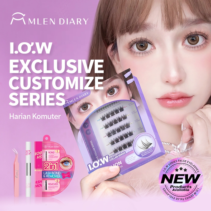 Jual MLEN DIARY Bulu Mata I.O.W Seri I-DANDELION Bulu Mata Upgraded Version Comic Style Bulu ...