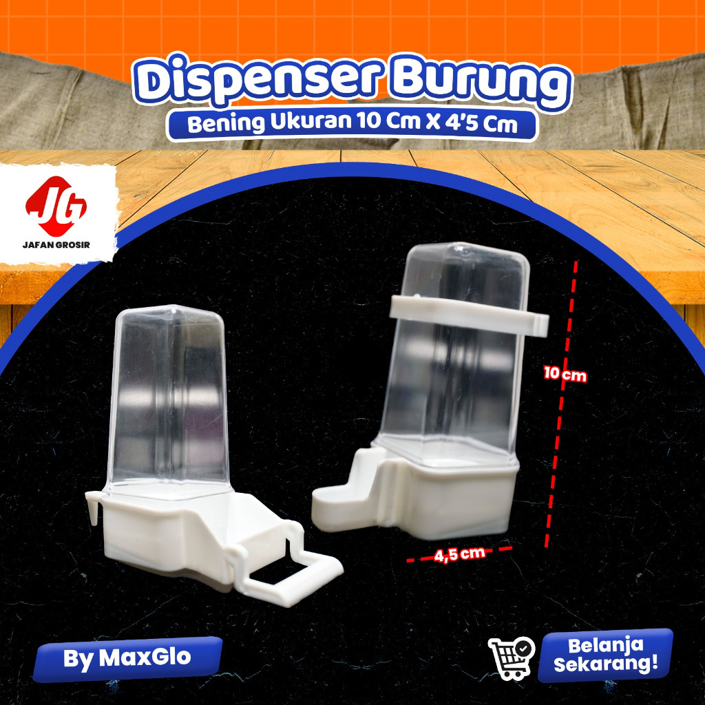 Jual Cangkir Dispenser Tabung Dispenser MAXGLO ITALY Wadah pakan dan ...