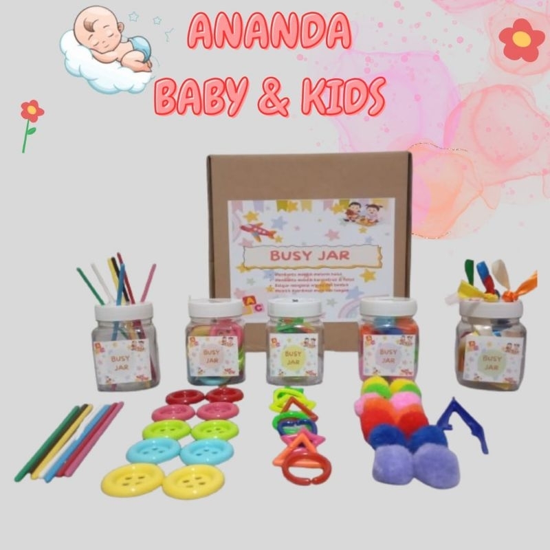 Jual Busy Jar Mainan Montessori Motoric Play | Shopee Indonesia