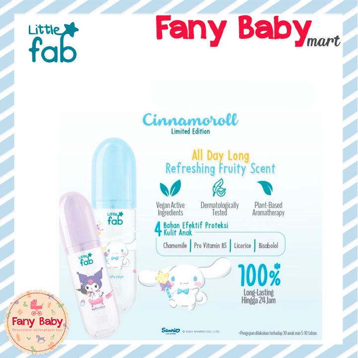 Jual LITTLE FAB KIDS BODY MIST LIMITED EDITON CINNAMOROLL & KUROMI ...