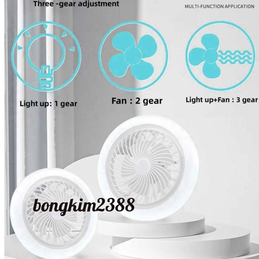 Jual Lampu Kipas Angin 2in1 Lampu Plafon 30W Multifungsi Lampu Kipas ...
