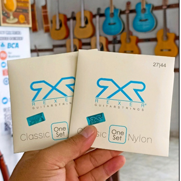 Jual BISA COD Senar Gitar Nilon Classic Nylon Guitar Strings Merk REXER ...