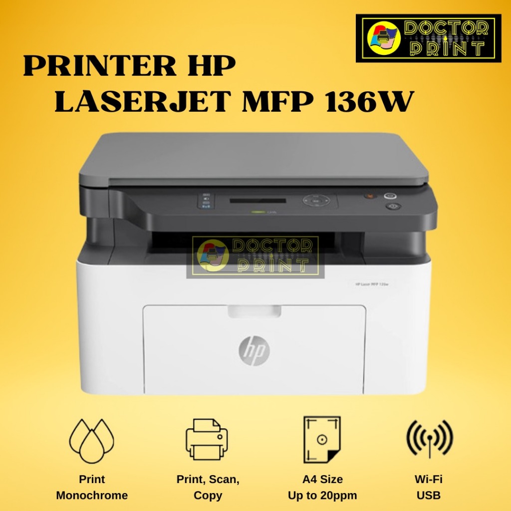 Jual Printer HP Laserjet MFP 136w (Replacement 135w) | Shopee Indonesia
