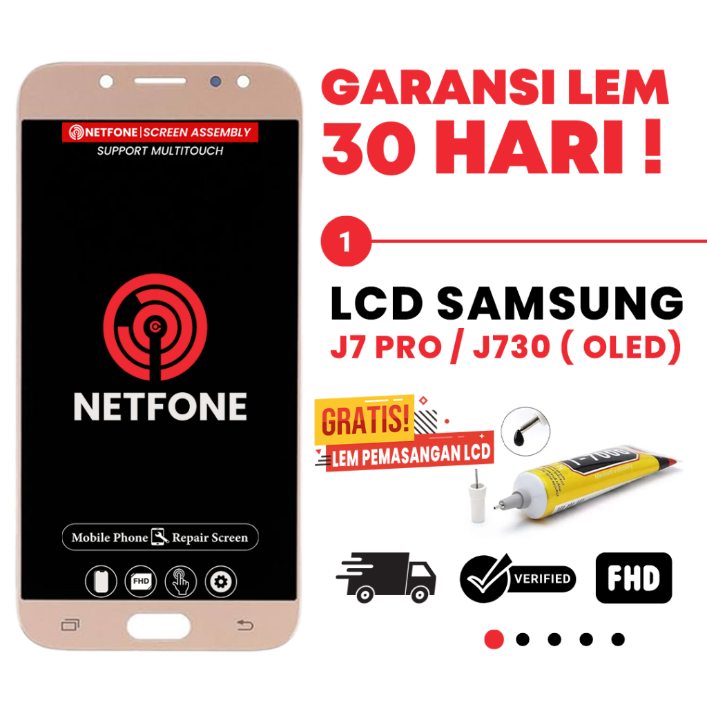 Jual LCD ORIGINAL SAMSUNG J7 PRO / J730 LCD TOUCHSCREEN FULLSET ...