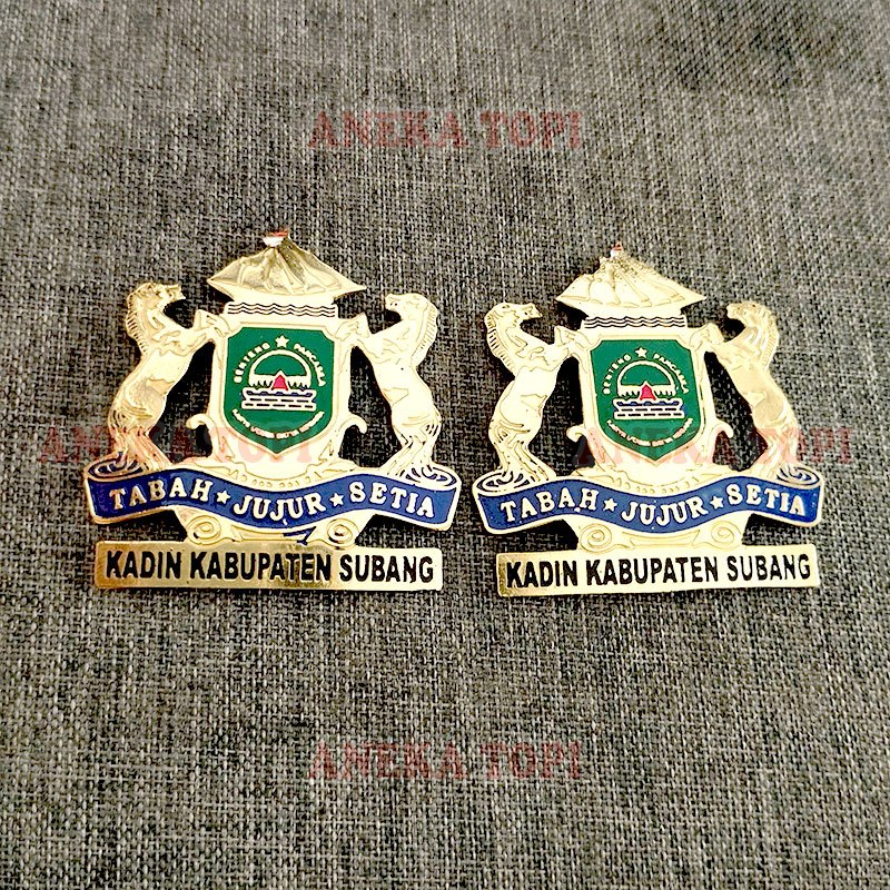 Jual Pin Bros Kadin Subang Lencana Logo Kadin Subang Pin Kadin Daerah ...
