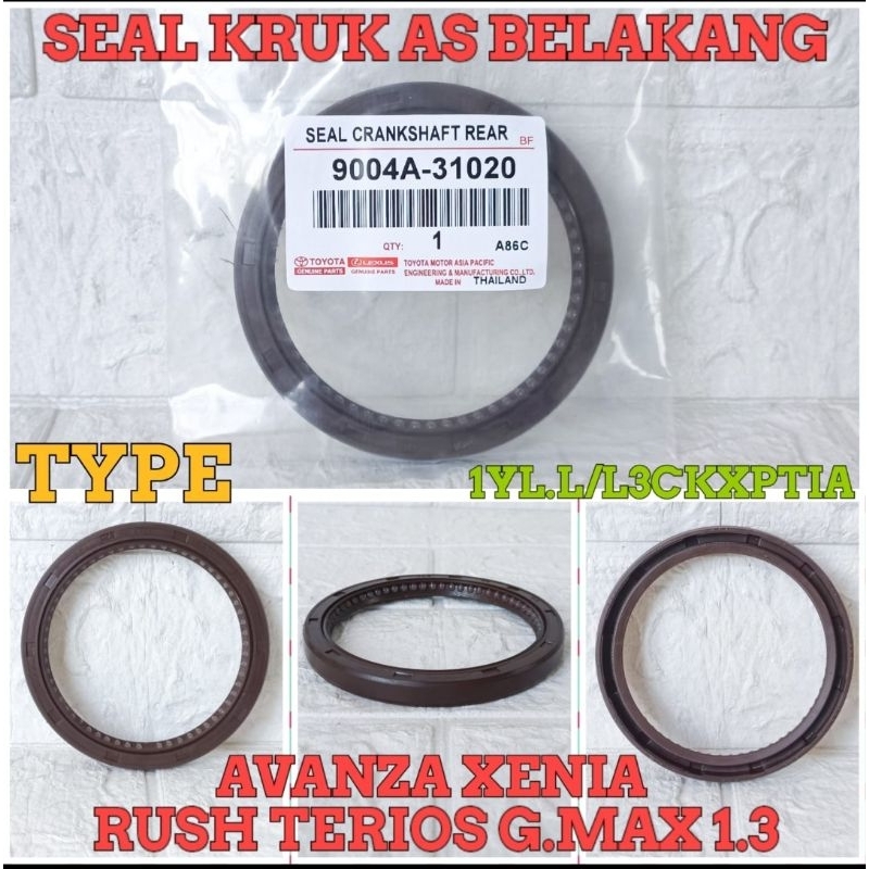 Jual GA01 Seal oil sil Crankshaft askruk blk Avanza granmax rush terios ...