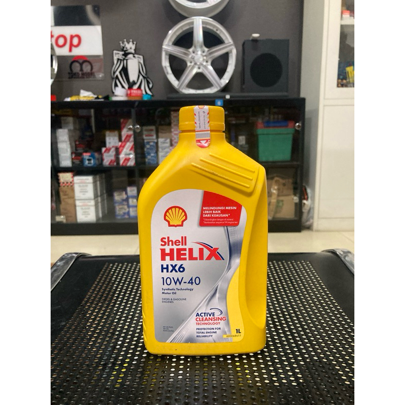 Jual Shell helix HX6 sae 10W-40 liter | Shopee Indonesia