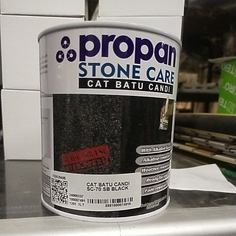 Jual CAT Khusus Batu Alam warna Black 1.kg | Shopee Indonesia