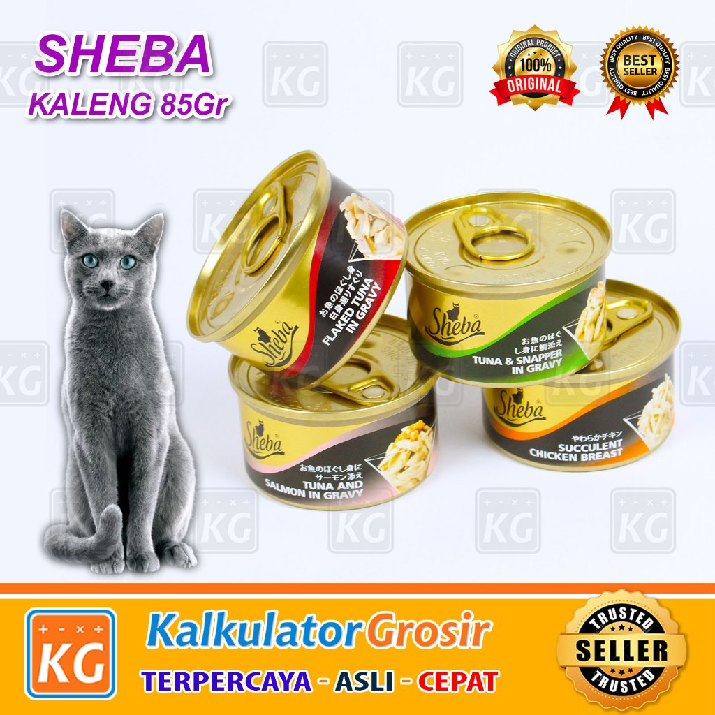 Jual Sheba All Varian 85 Gram Wet Food Makanan Kucing Kaleng Basah 85gr ...
