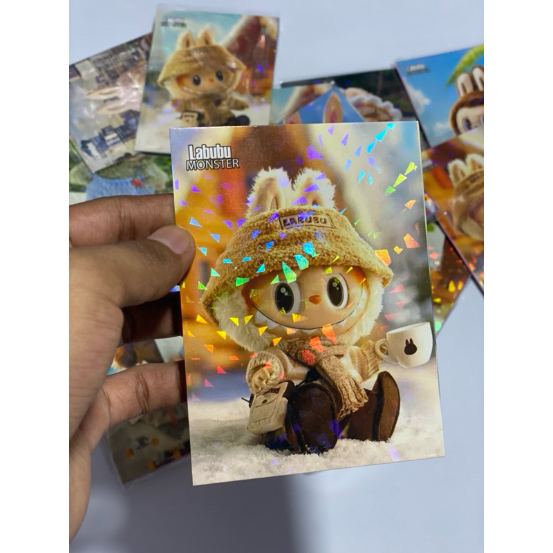 Jual KARTU LABUBU JUMBO ISI 12Pack motif gliter | Shopee Indonesia