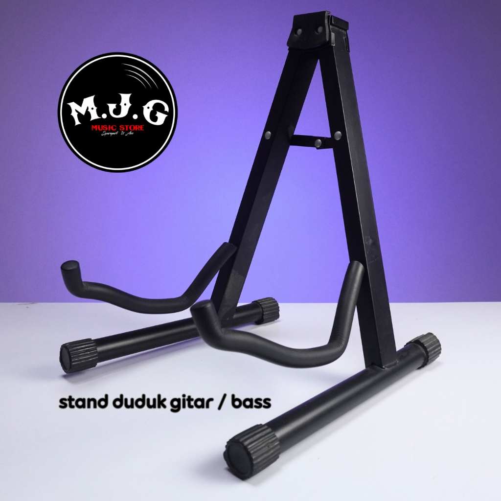 Jual Stand duduk lipat gitar dan bass akustik or elektrik besi premium ...