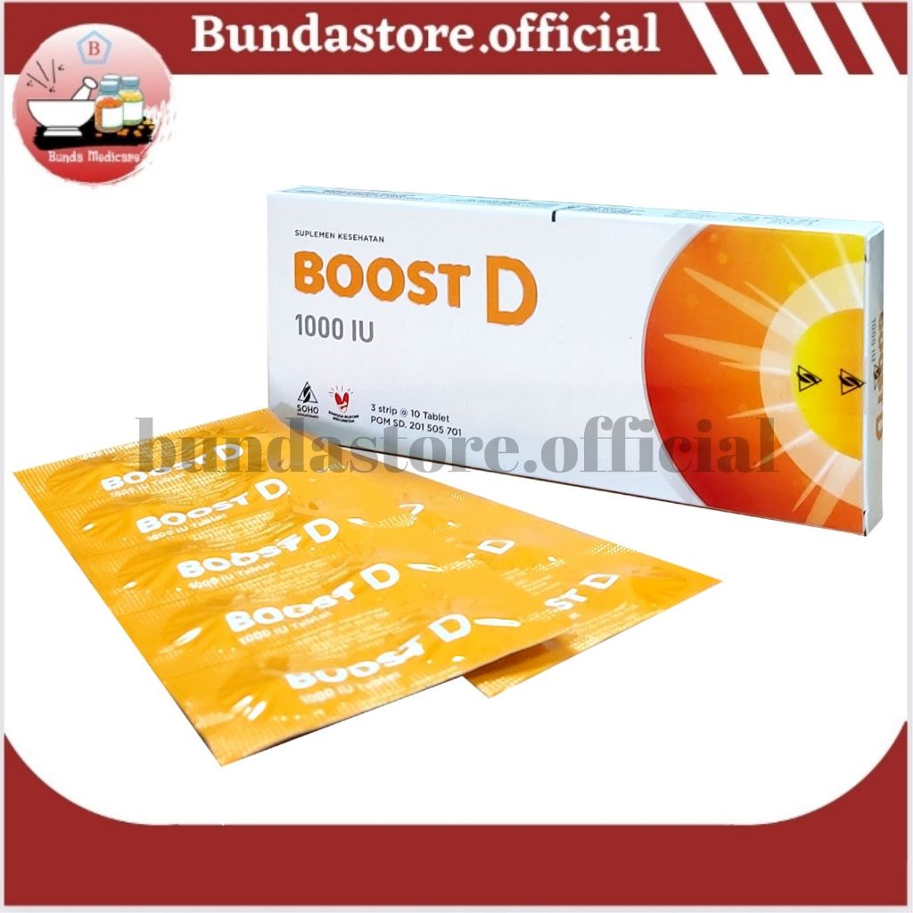 Jual Boost D Vitamin D 1000 IU - Suplemen Kesehatan - Daya Tahan Tubuh ...