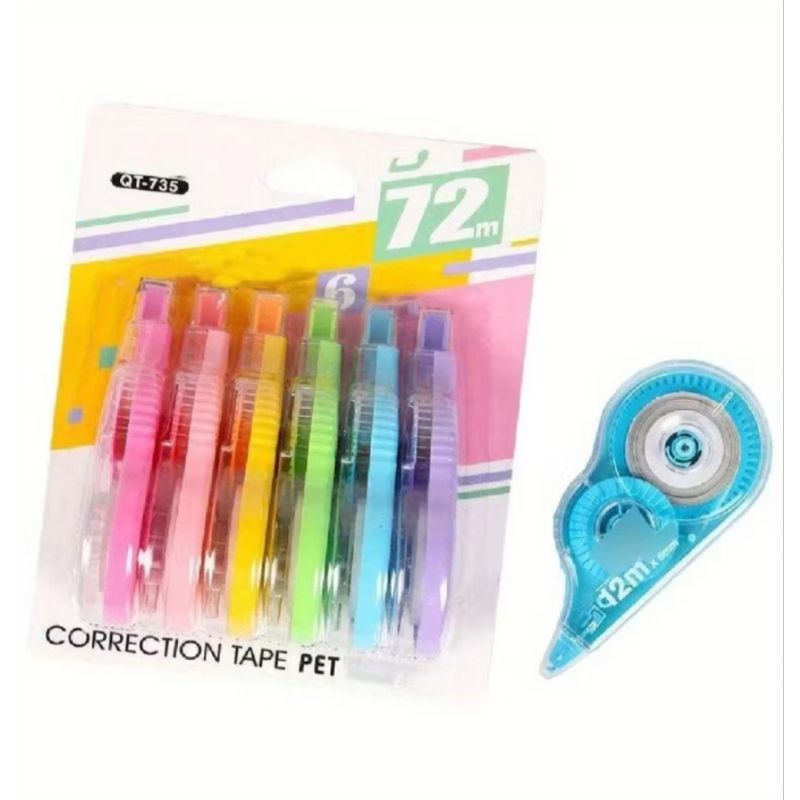 Jual YENYEN_ATK 6pcs Tipex Tip X Pita Koneksi Pena Correction Tape ...