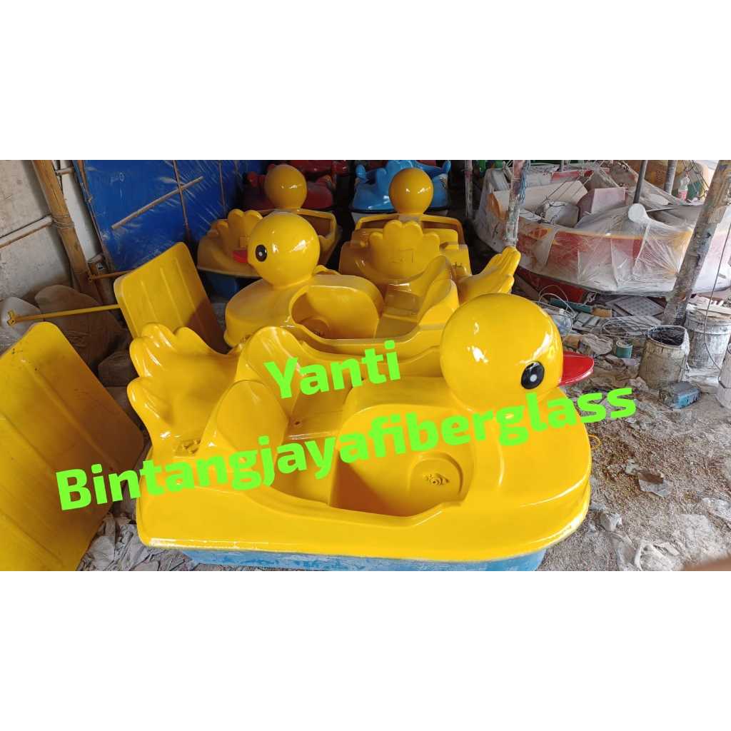Jual sepeda air bebek bebekan,sepeda air goes/perahu wisata danau ...