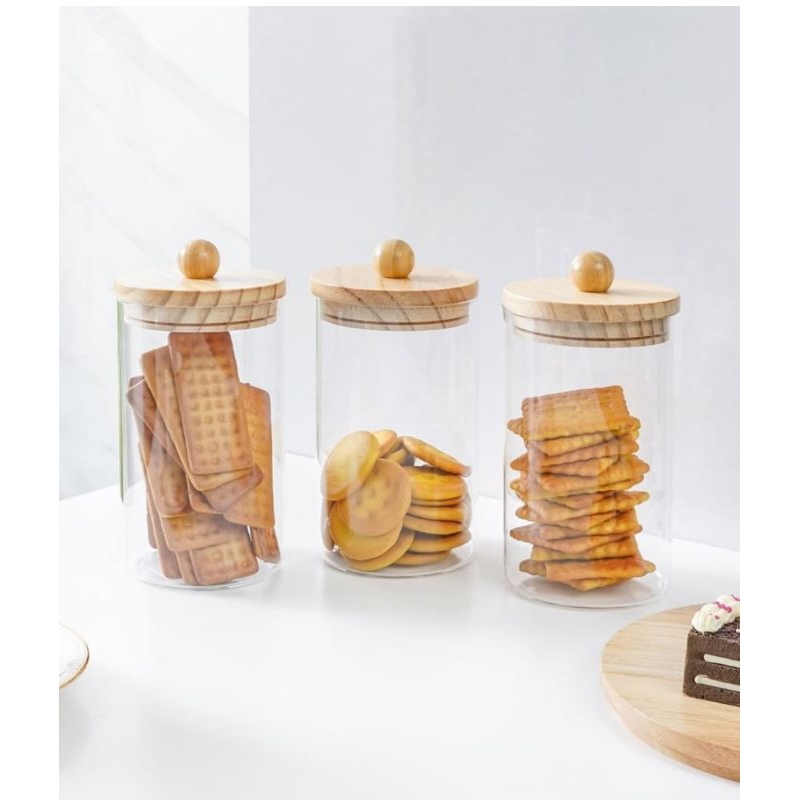 Jual INFORMA TOPLES TALICIA GLASS CANISTER 1000ML// TOPLES KACA ...