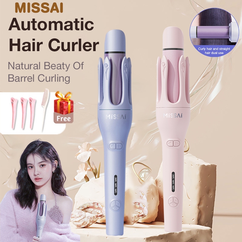Jual MISSAI 2 IN 1 Catokan Curly Rambut Otomatis 32mm Catokan Keriting Rambut Otomatis Lon ...