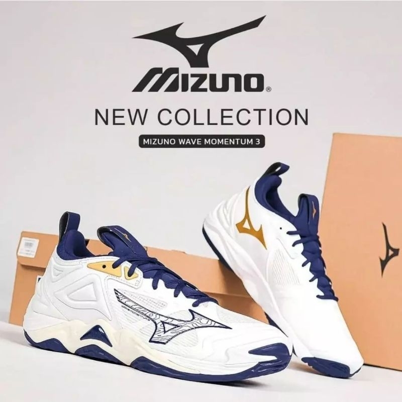 Jual SEPATU MOMENTUM 3 IMPORT BERDECIT SEPATU VOLI MIZUNO SEPATU VOLY ...
