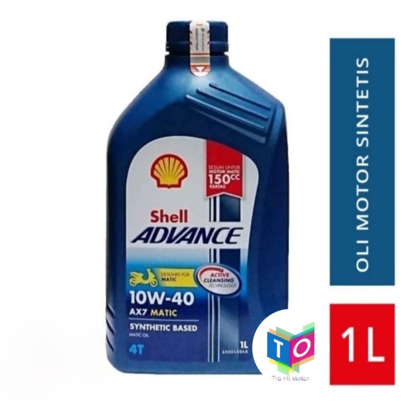 Jual Shell Advance Ax7 10W-40 Matic 1L Oli Nmax | Oli Pcx Oli Mesin Scooter | Shopee Indonesia