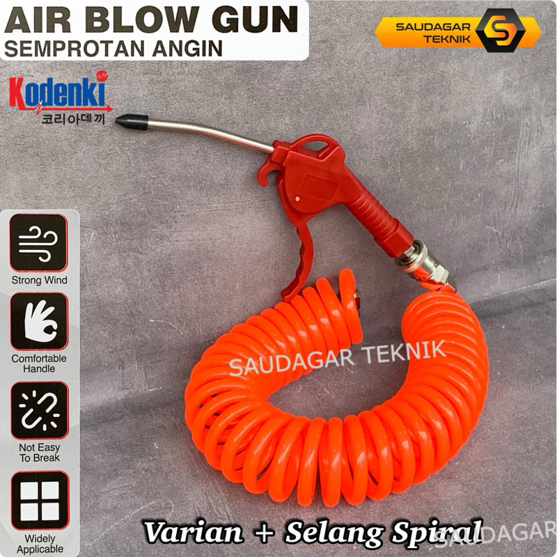 Jual Semprotan Angin Kompresor Air Duster Air Blow Gun Kodenki Alat ...