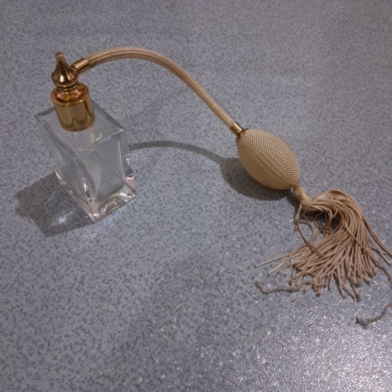 Jual Botol Parfum Pompa model klasik beling bisa dibuka | Shopee Indonesia