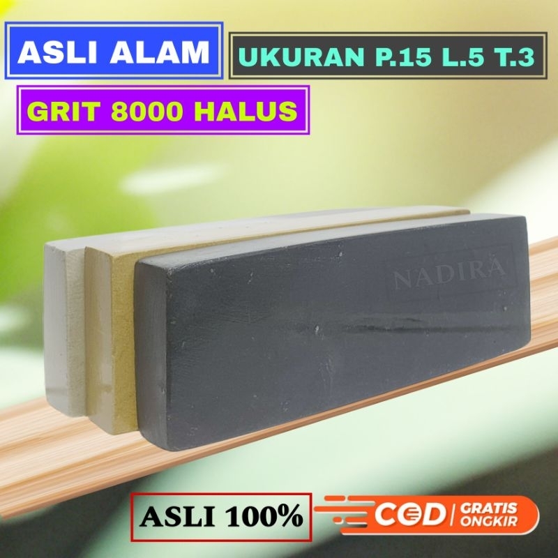 Jual batu asahan pisau paling bagus 1 Set 3 Pcs Ukuran 15x5x3 Cm Grit ...