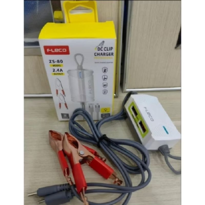 Jual charger hp dari aki ZS-80 charger aki charger aki USB multifungsi ...