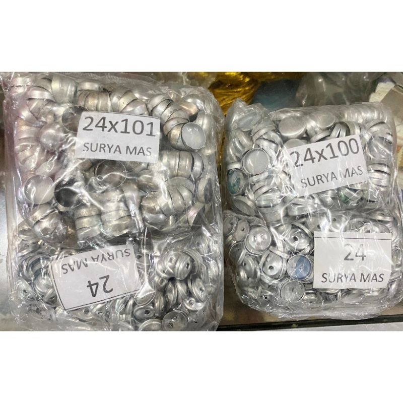 Jual Kancing bungkus kaleng ukuran 24 merk surya mas | Shopee Indonesia
