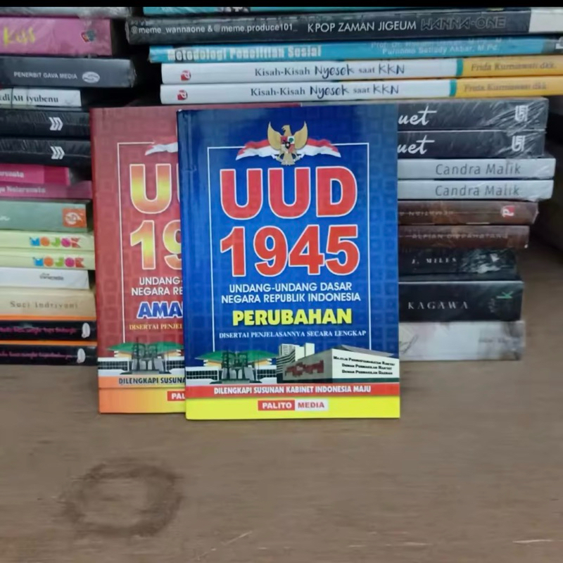 Jual UUD 1945 Amandemen Kabinet Terbaru 2019-2024 Kecil | Shopee Indonesia