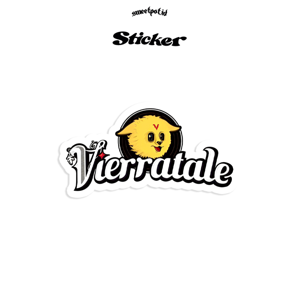 Jual (BISA COD) STICKER VIERRATALE / HINDIA / FEAST / STICKER BIJIAN ...