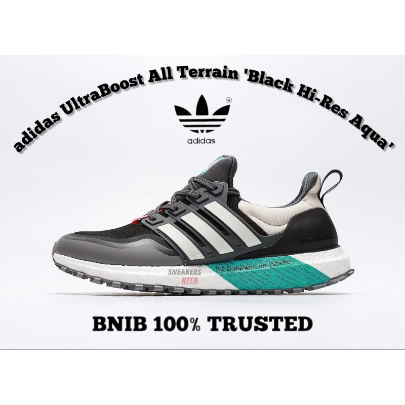 Jual Sepatu adidas UltraBoost All Terrain Black Hi-Res Aqua EG8099 BNIB ...