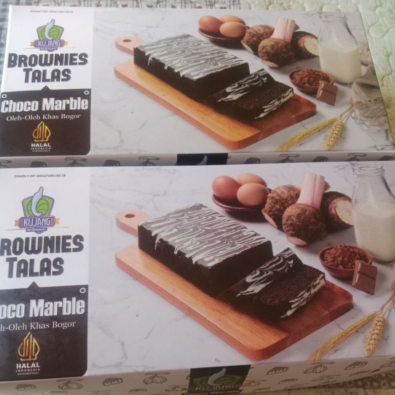 Jual Brownies Talas Choco Marble | Shopee Indonesia