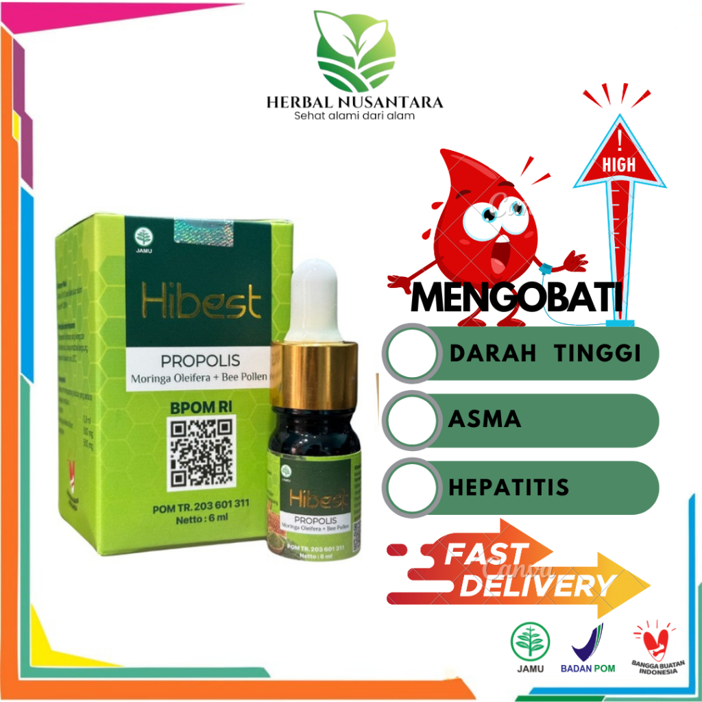 Jual Hibest Propolis Obat Herbal Alami Menurunkan Tekanan Darah Tinggi ...