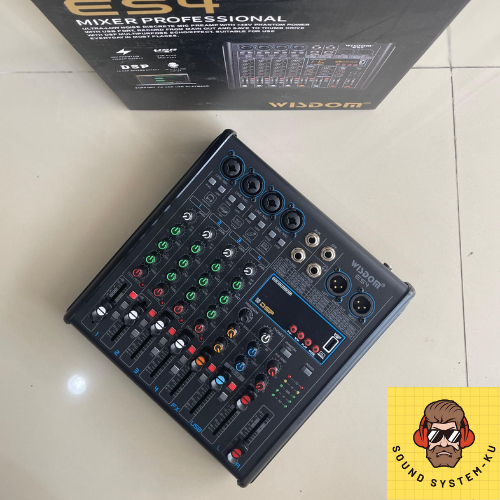 Jual MIXER 4 CHANNEL WISDOM ES4 ORIGINAL | Shopee Indonesia