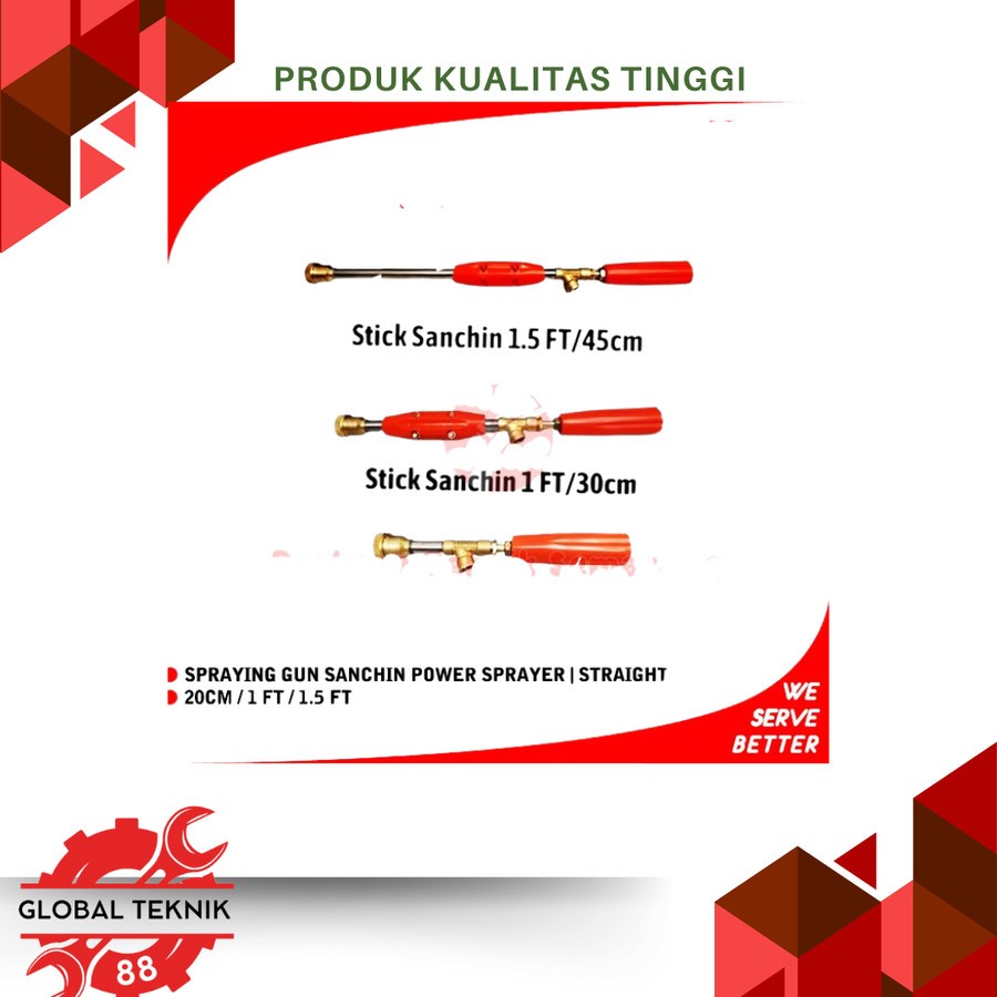 Jual Stick Power Sprayer 20cm/30cm/45cm cuci - 20cm | Shopee Indonesia