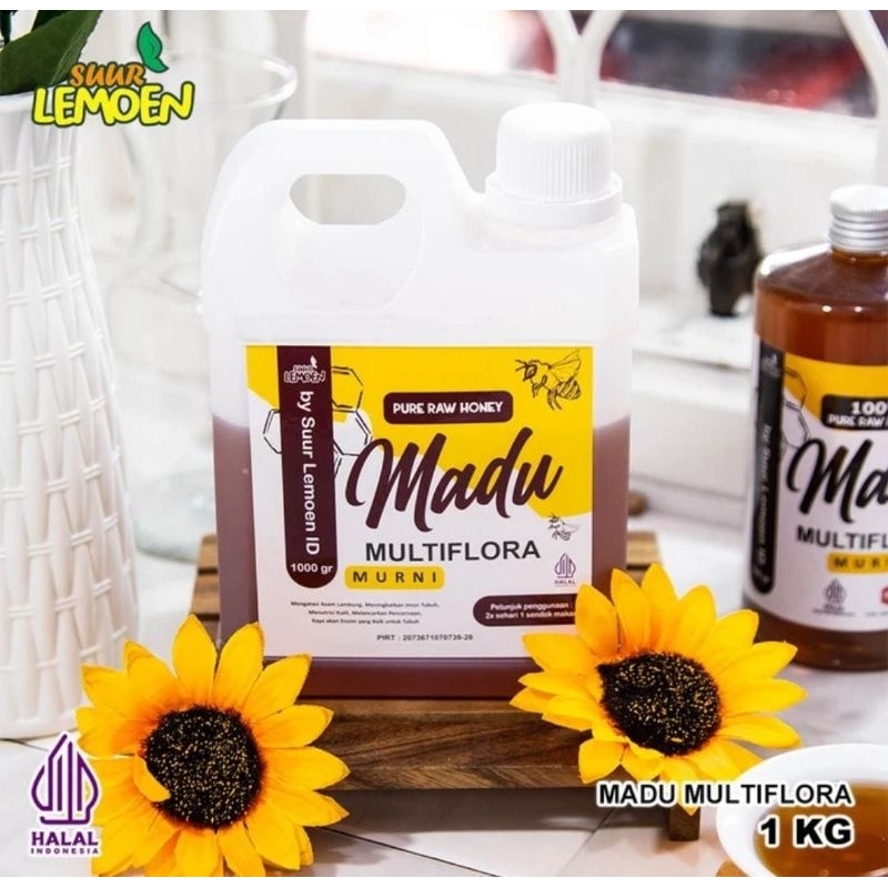 Jual MADU ASLI MULTIFLORA PREMIUM 500 GRAM , 350 GRAM 1KG | Shopee ...