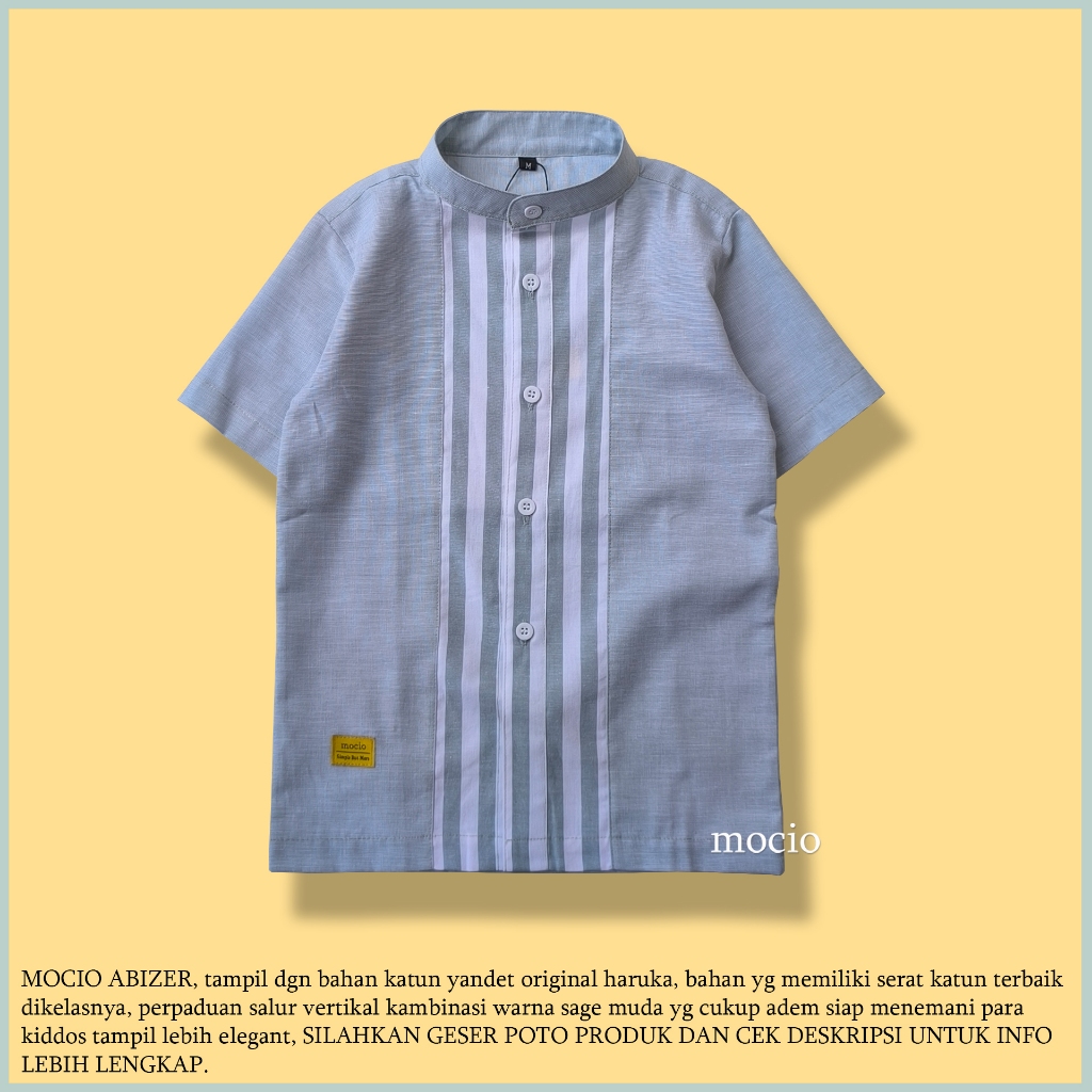 Jual MOCIO ABIZER - usia 1-12th - koko anak - kurta anak - kemeja anak ...