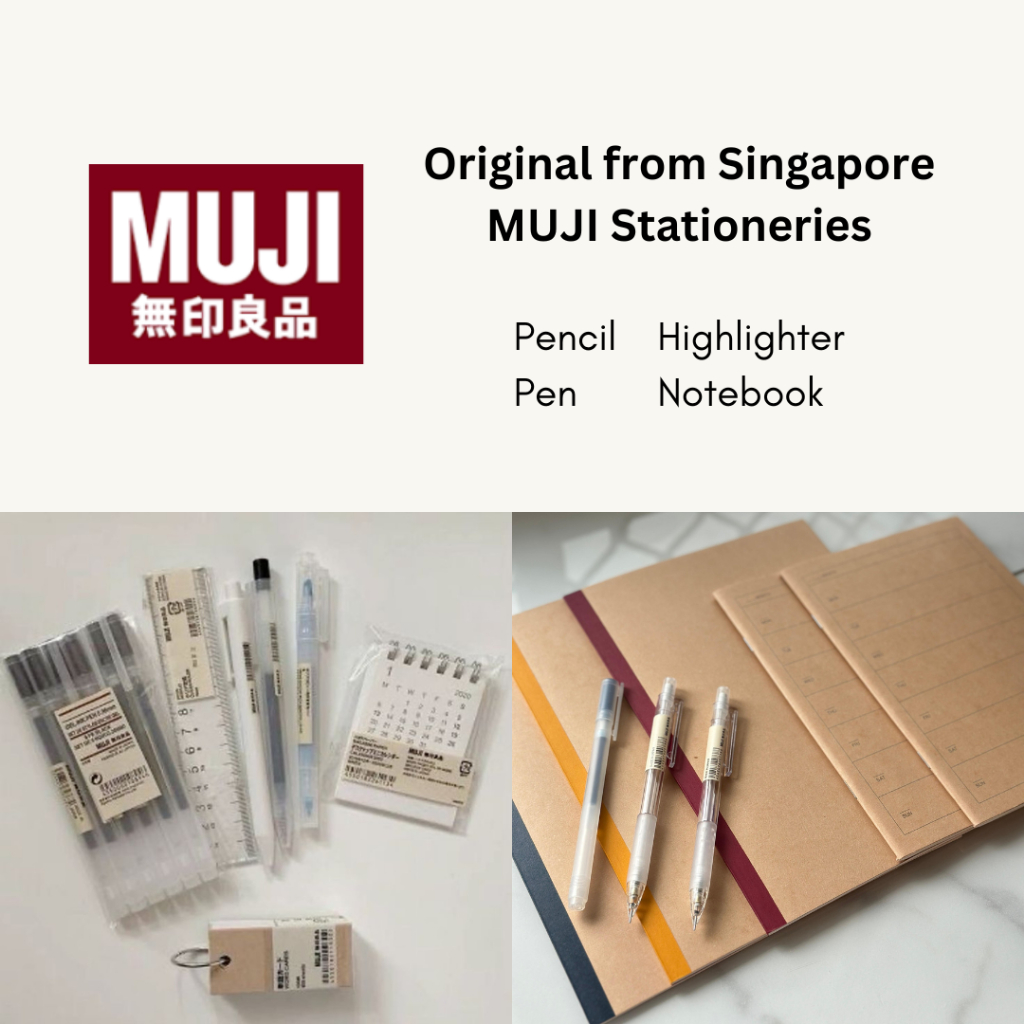 Jual MUJI Stationery - Pen / Pencil / Highlighter / Notebook / Agenda ...