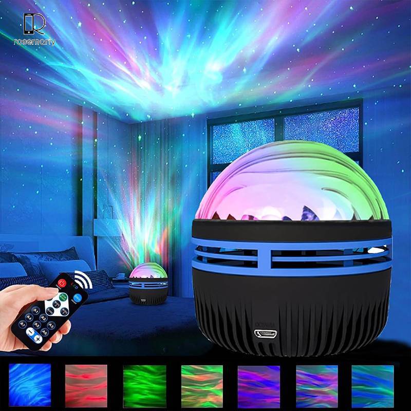 Jual LAMPU LED AURORA PROYEKTOR LANGIT MALAM + REMOTE WARNA WARNI RGB ...