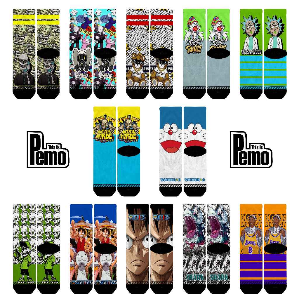 Jual THIS IS PEMO - Kaos Kaki Full Print Dewasa// Katalog #015 | Shopee ...