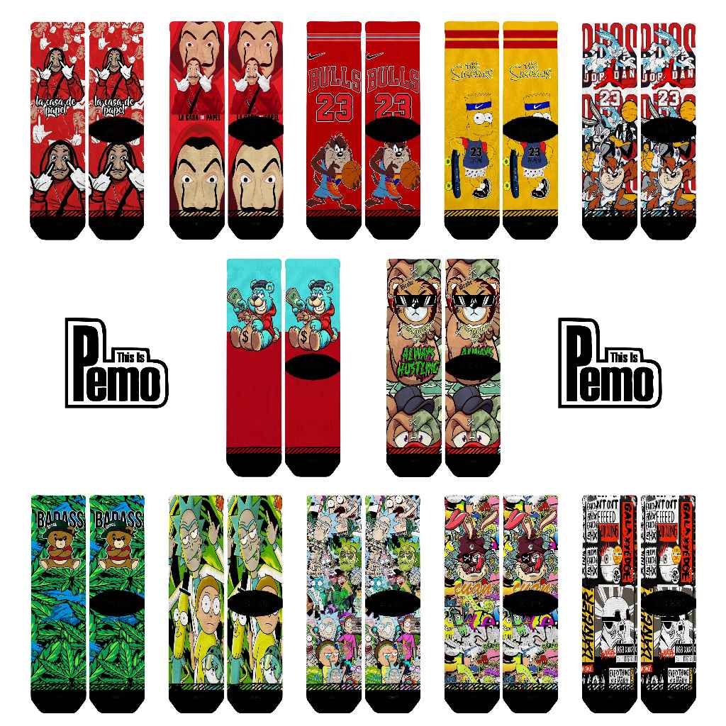 Jual THIS IS PEMO - Kaos Kaki Full Print Dewasa// Katalog #017 | Shopee ...
