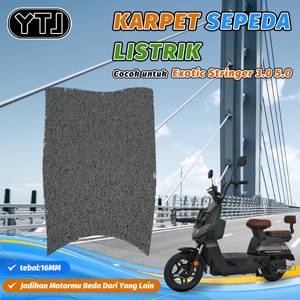 Jual YTJ Karpet PVC Mie Bihun Khusus Sepeda Listrik EXOTIC Stringer 3.0 ...