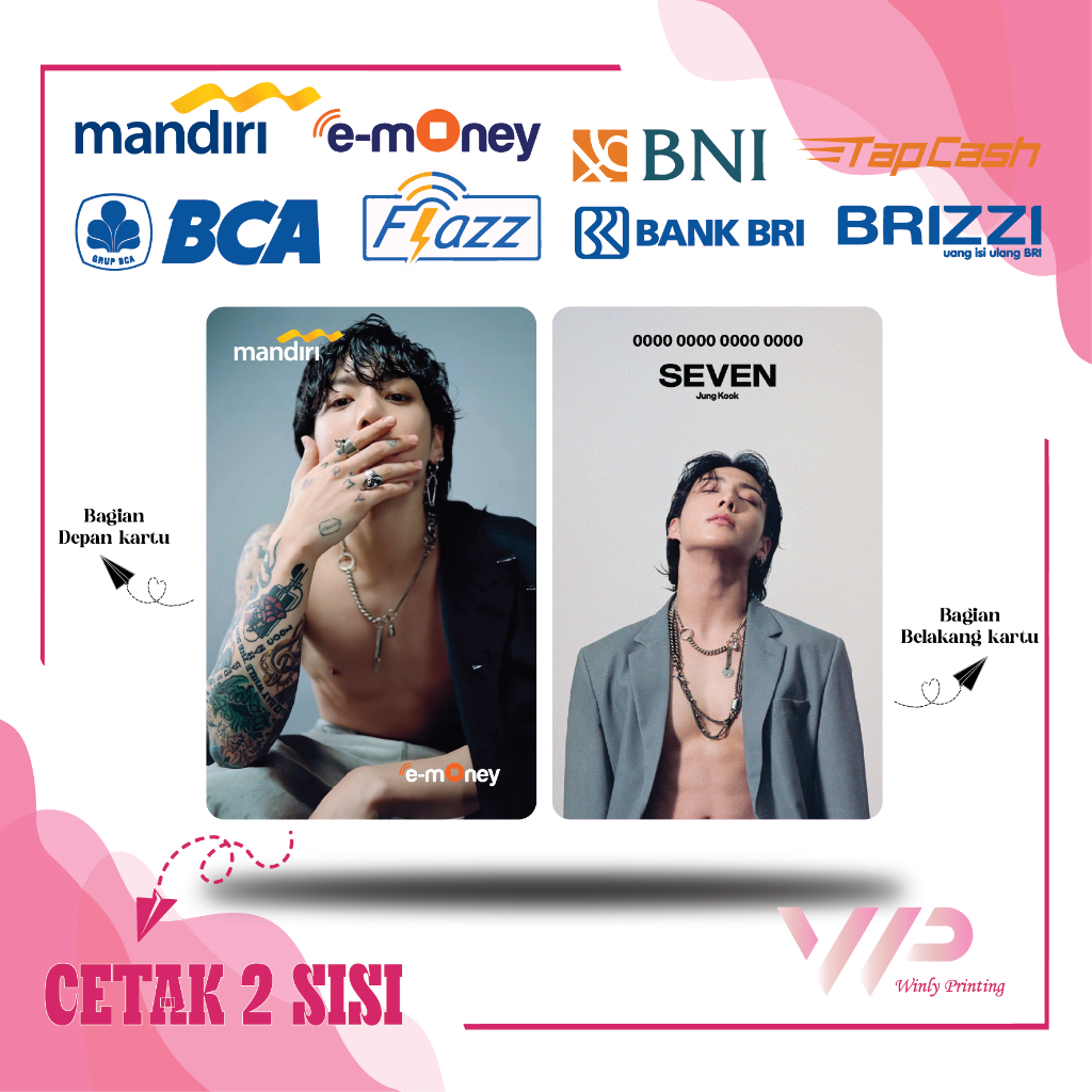 Jual KARTU EMONEY KPOP BTS JUNGKOOK SEVEN PHOTOSHOOT KPOP KOREA IDOL E ...