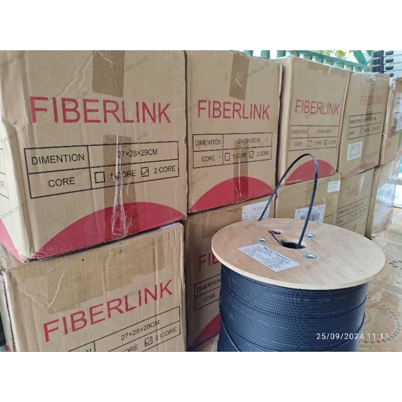 Jual Kabel Fiber Optik 2 Core FIBELINK Dropcore FO | Shopee Indonesia