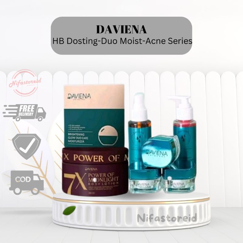 Jual Daviena Skincare - HB Dosting, Duo Moisturizer, Acne Series ...
