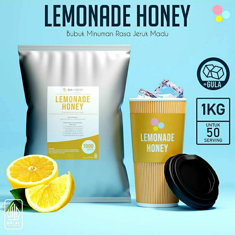 Jual Le Amor minuman bubuk lemon madu lemonade honey kemasan 1kg ...