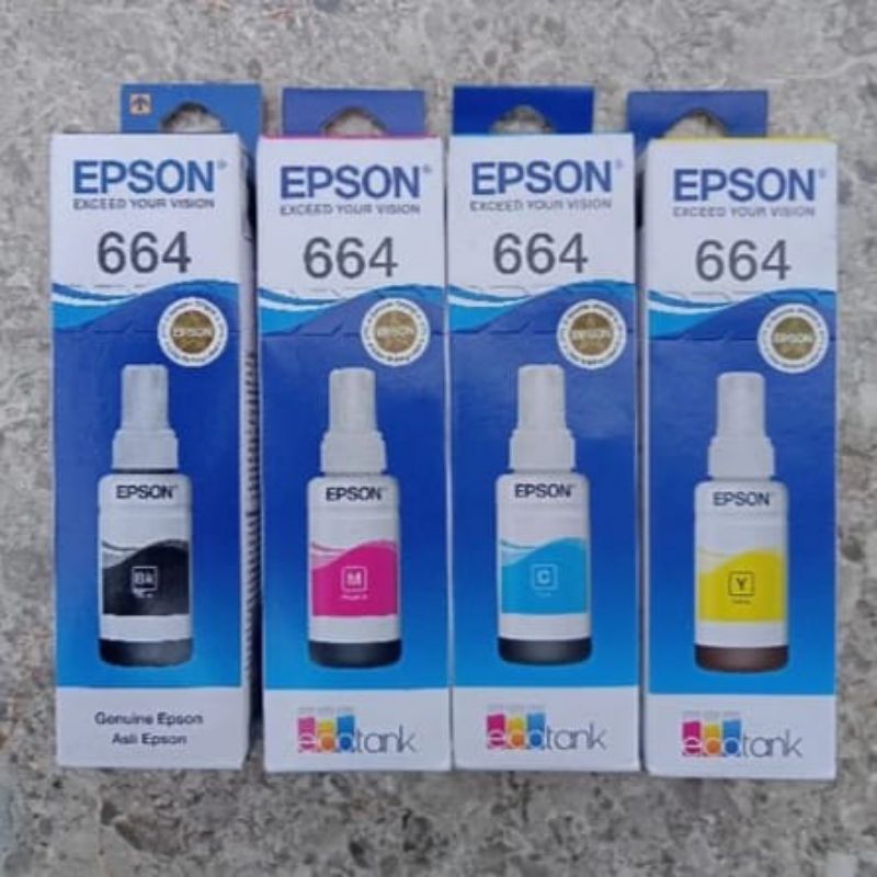 Jual Tinta Printer 664 Tinta Epson L100 L200 L120 L300 L310 L350 L360 | Shopee Indonesia