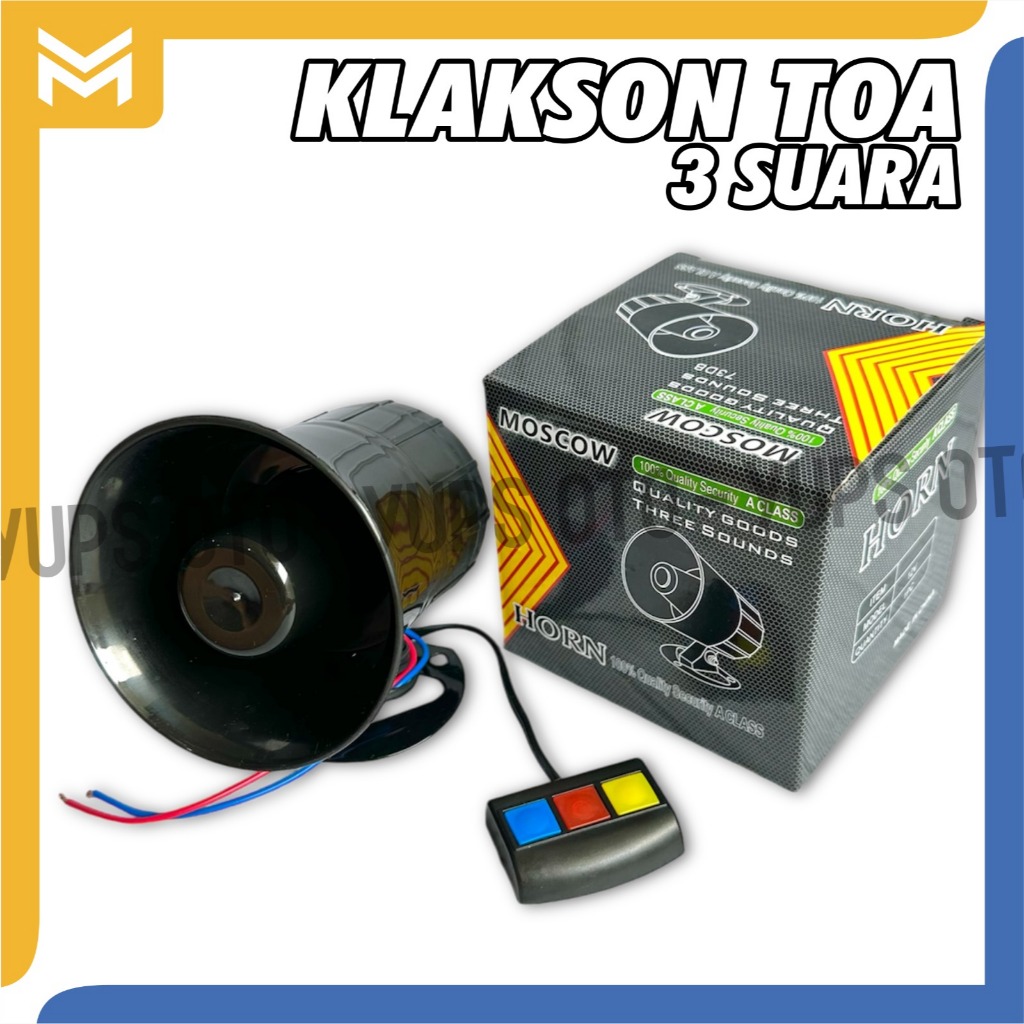 Jual KLAKSON TOA 3 SUARA 3 TOMBOL KLAKSON MOBIL MOTOR 12V KLAKSON MOTOR ... Jual KLAKSON TOA 3 SUARA 3 TOMBOL KLAKSON MOBIL MOTOR 12V KLAKSON MOTOR ...