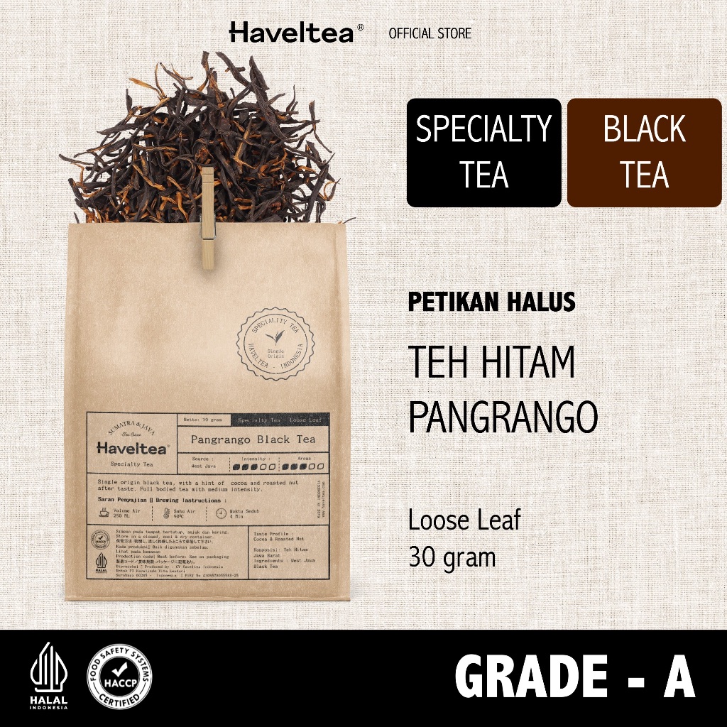 Jual PANGRANGO BLACK TEA | The Grand Cru | Haveltea | Teh Hitam | Loose ...
