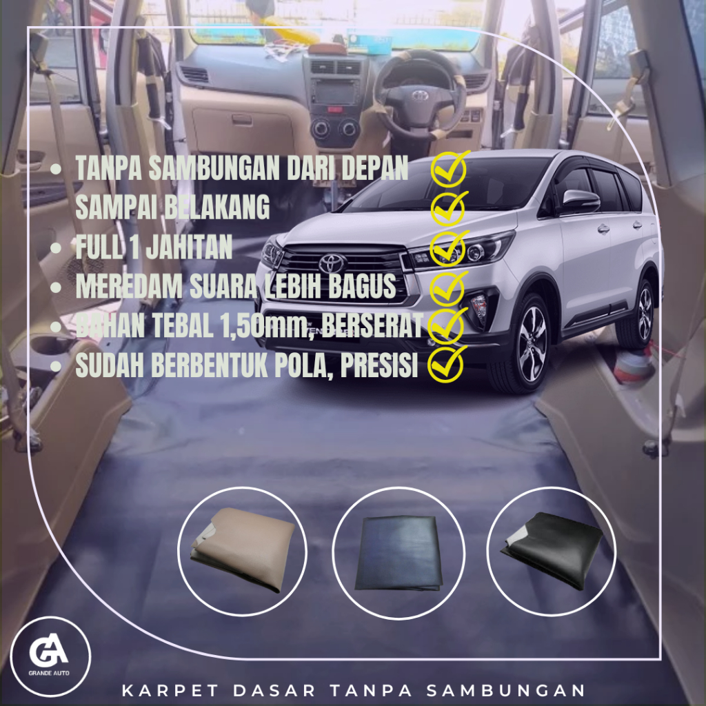 Jual Karpet dasar tebal tanpa sambungan mobil Innova Reborn/zenix ...